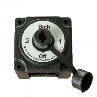 Accu schakelaar 250A / 12V opbouw - Watersportartikelen,